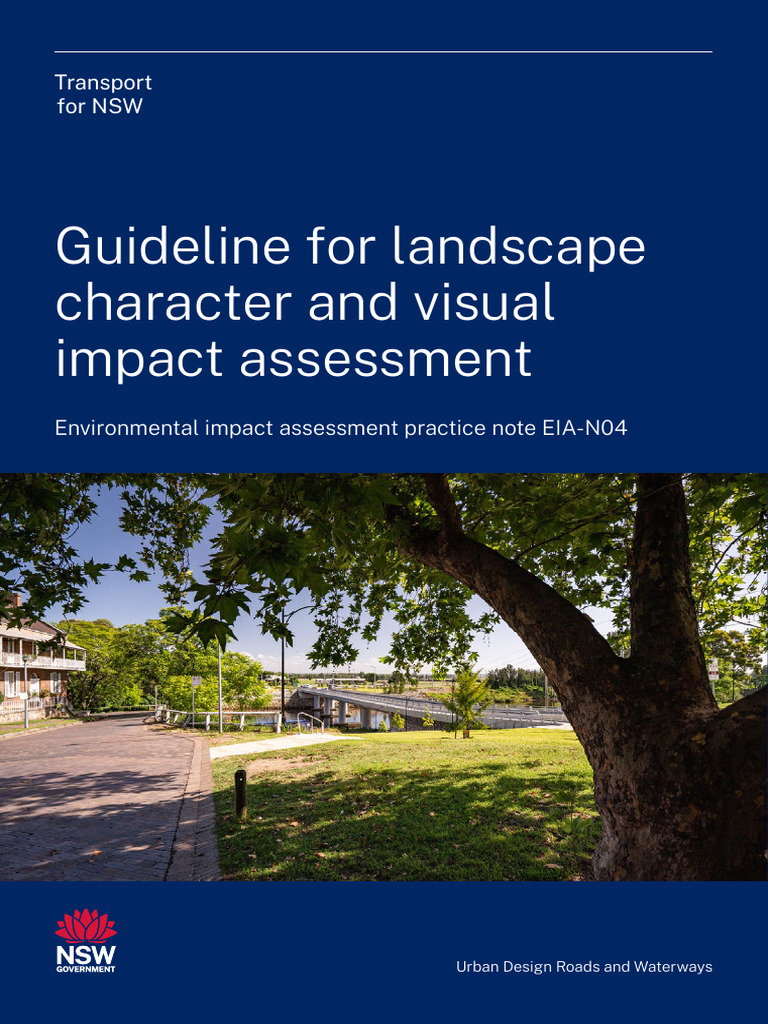 Guideline Landscape Character and Visual Impact | PDF | Environmental ...