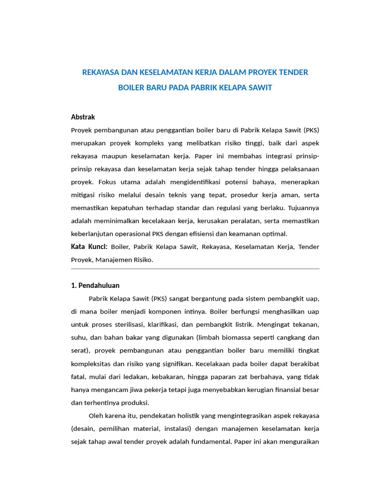 Contoh Paper PED | PDF