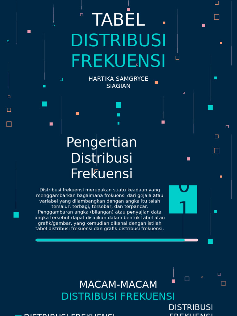 Tabel Distribusi Frekuensi | PDF