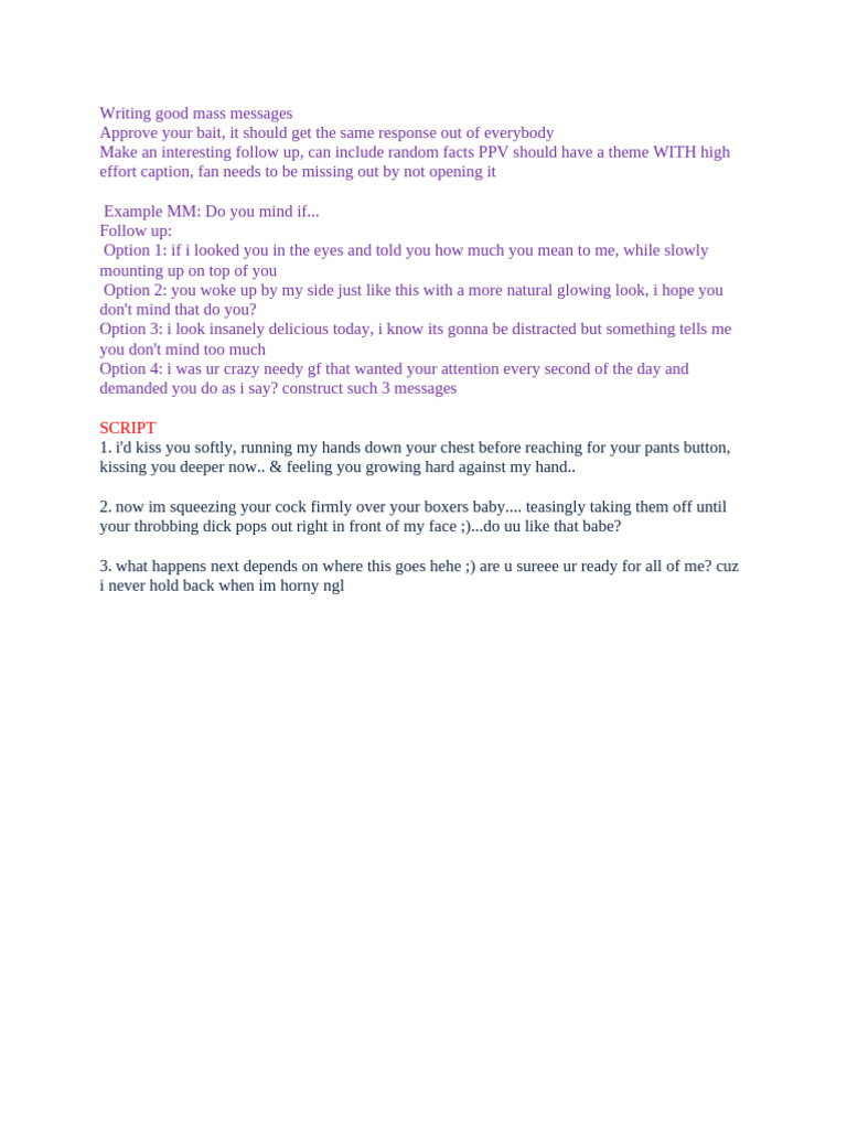 Writing Good Mass Messages | PDF