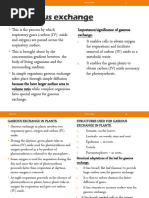 Leaf Adaptations for Gas Exchange | PDF | Leaf | Stoma