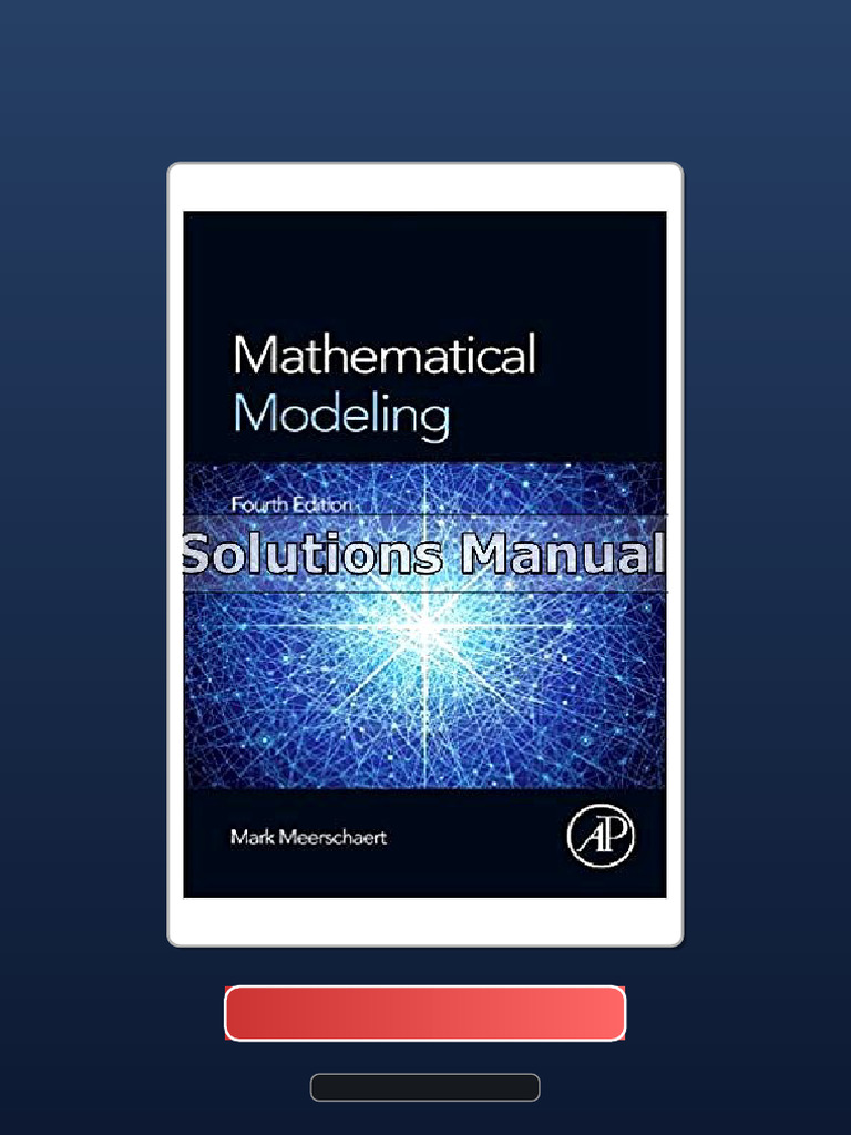 Mathematical Modeling 4th Edition Meerschaert Digital Access | PDF | Multiple Choice | Mathematics