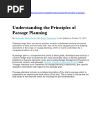 Passage Planning Guidelines 2020 | PDF | Navigation