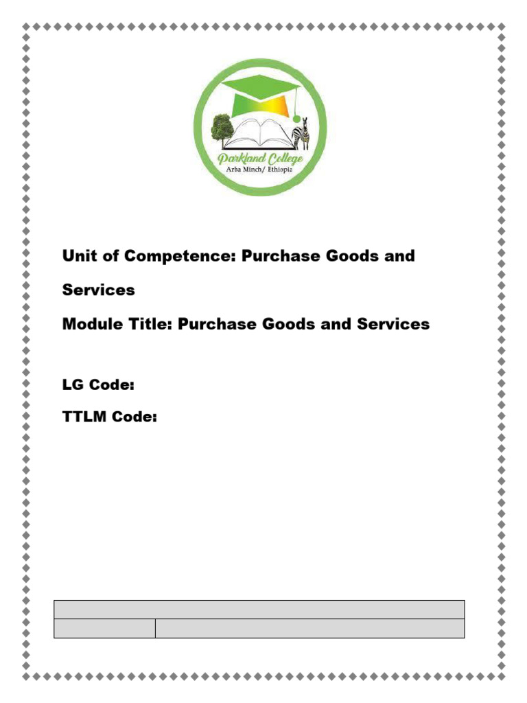 Purchase Goods and Services | PDF | Goods | Demand