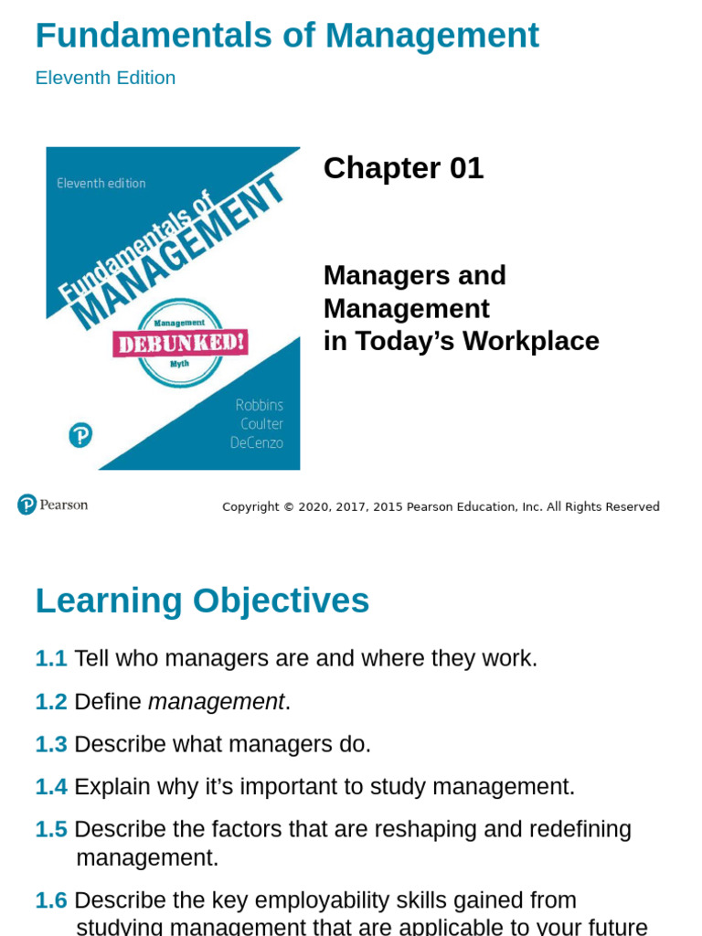 Chap 1 Managers and Management (Wk1) | PDF | Human Resources | Business ...