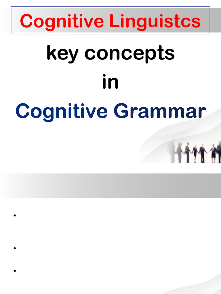 Lecture 8 Cognitive Grammar | PDF | Semantics | Linguistics