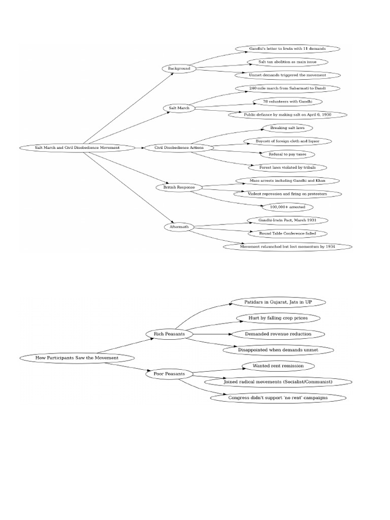 Civil Disobedience Mindmaps | PDF