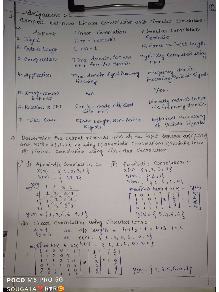 DSP Assignment | PDF