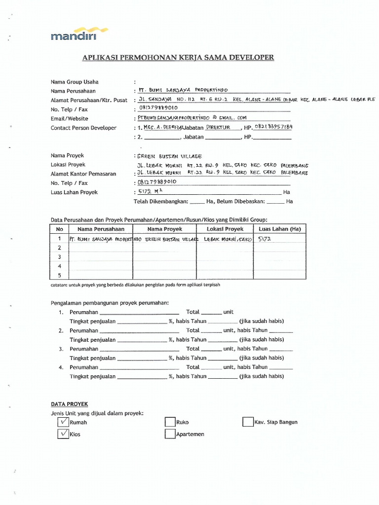 Aplikasi PKS Bank Mandiri | PDF