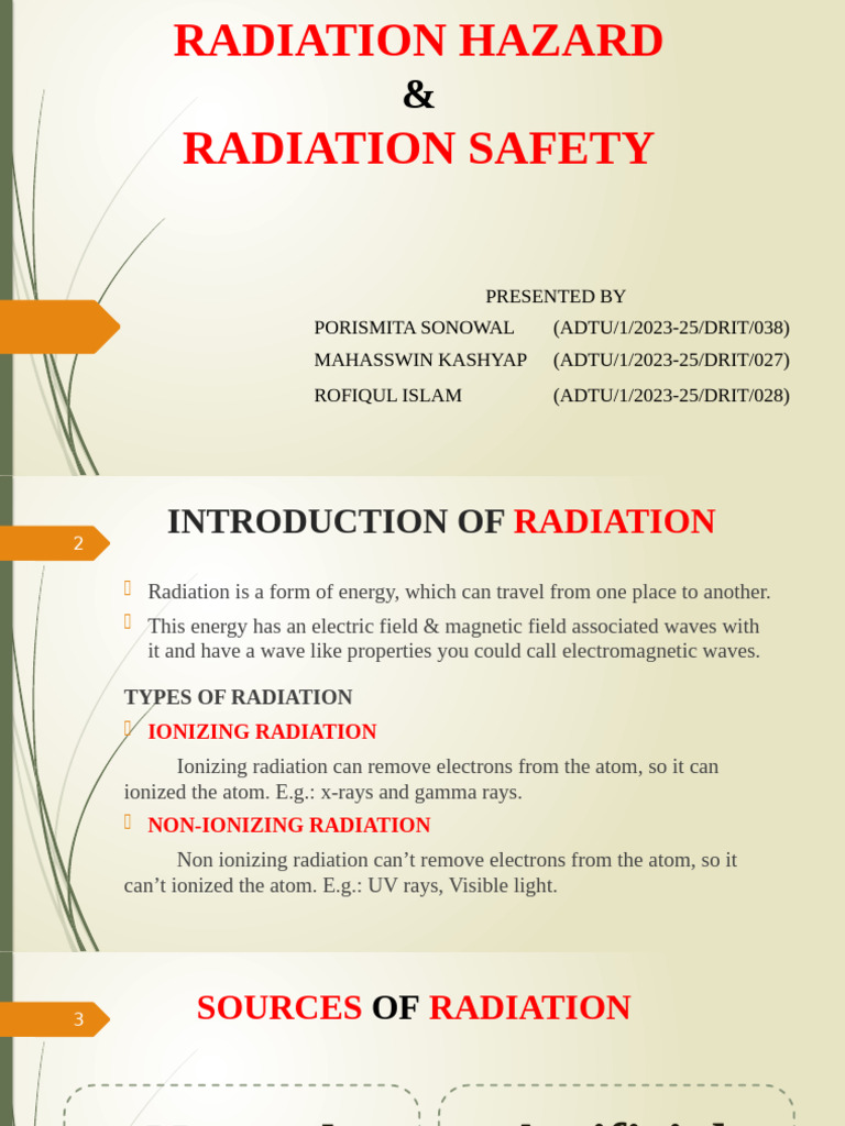 Radiation Hazard | PDF | Radiation Protection | Radiation