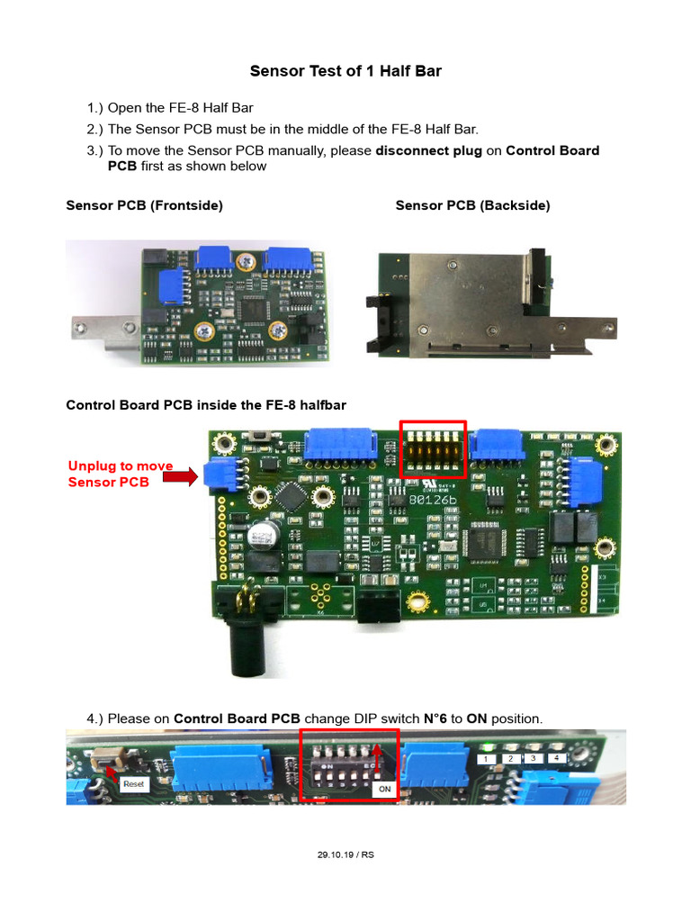 FE-8 Half Bar Sensor Testing Guide | PDF