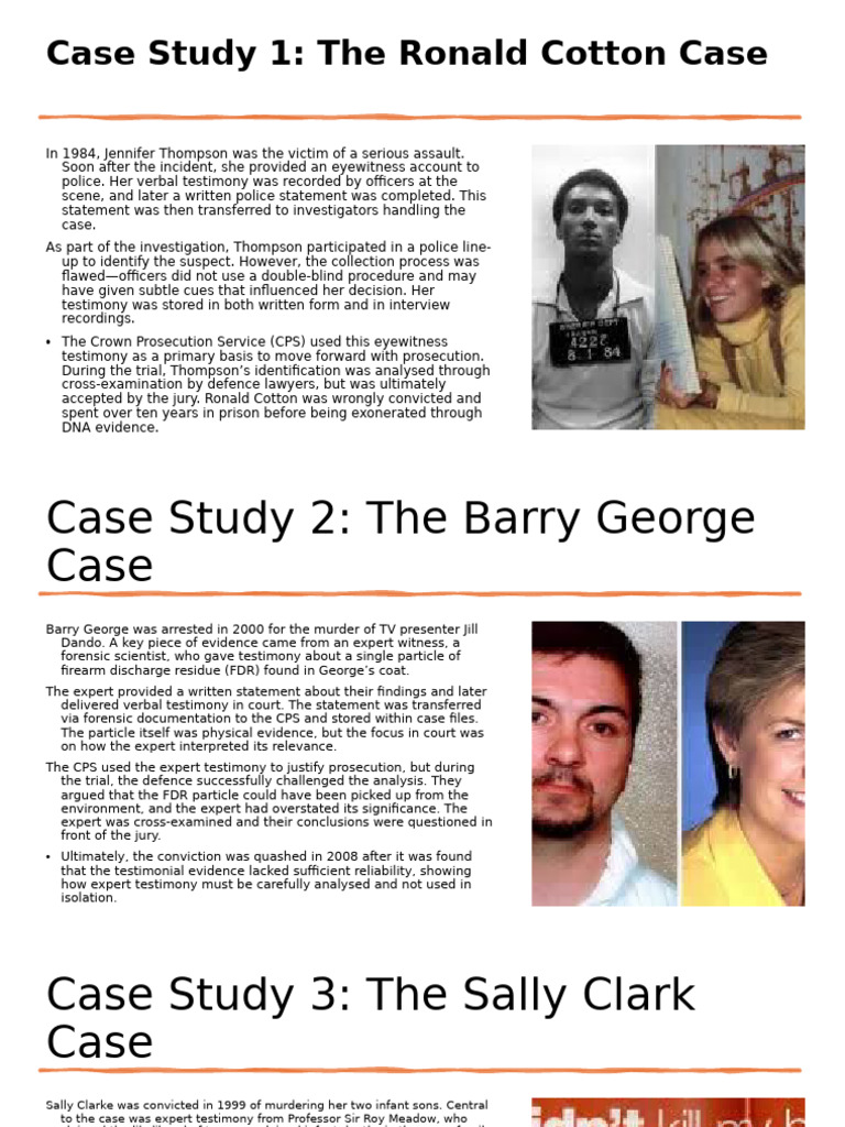 Analyzing Testimonial Evidence in Cases | PDF | Witness | Common Law