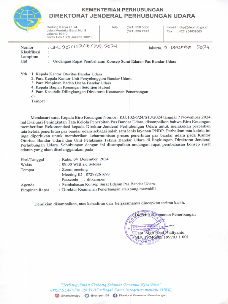 Um 207 122 16 Djpu DKP-2024 | PDF
