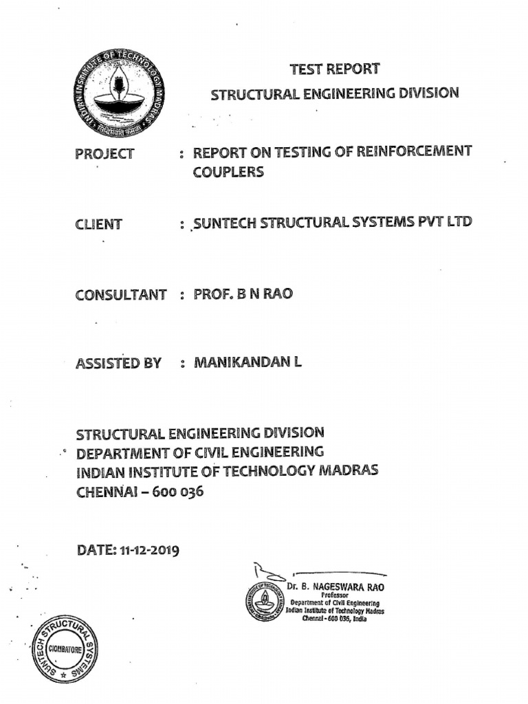 Suntech - Static Tensile Test | PDF
