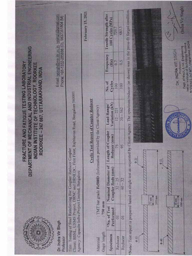 Cyclic Test Report | PDF