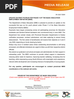 Update On Beei Phase V Payments - 250711 - 083945 | PDF