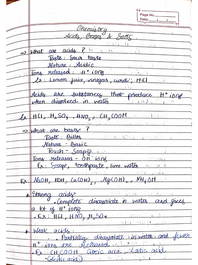 Chem Notes For Chapter 2 | PDF