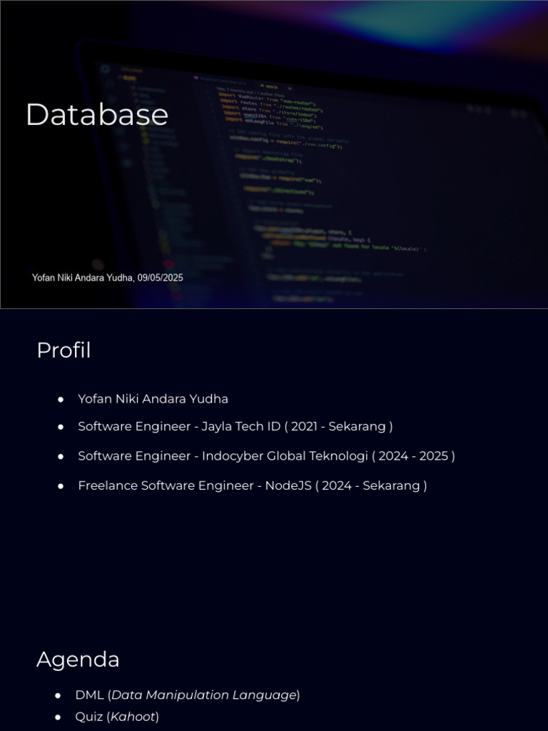 Database - Unit 1 | PDF