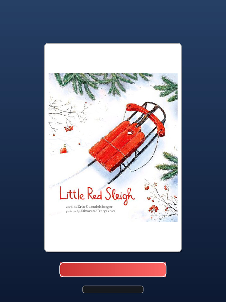 Complete Bundle Little Red Sleigh Erin Guendelsberger HQ File | PDF ...