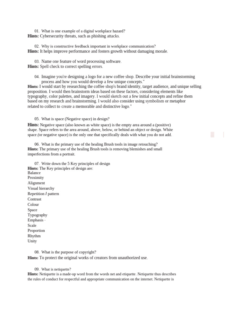 Graphic Design Techniques and Principles | PDF | Image Editing ...