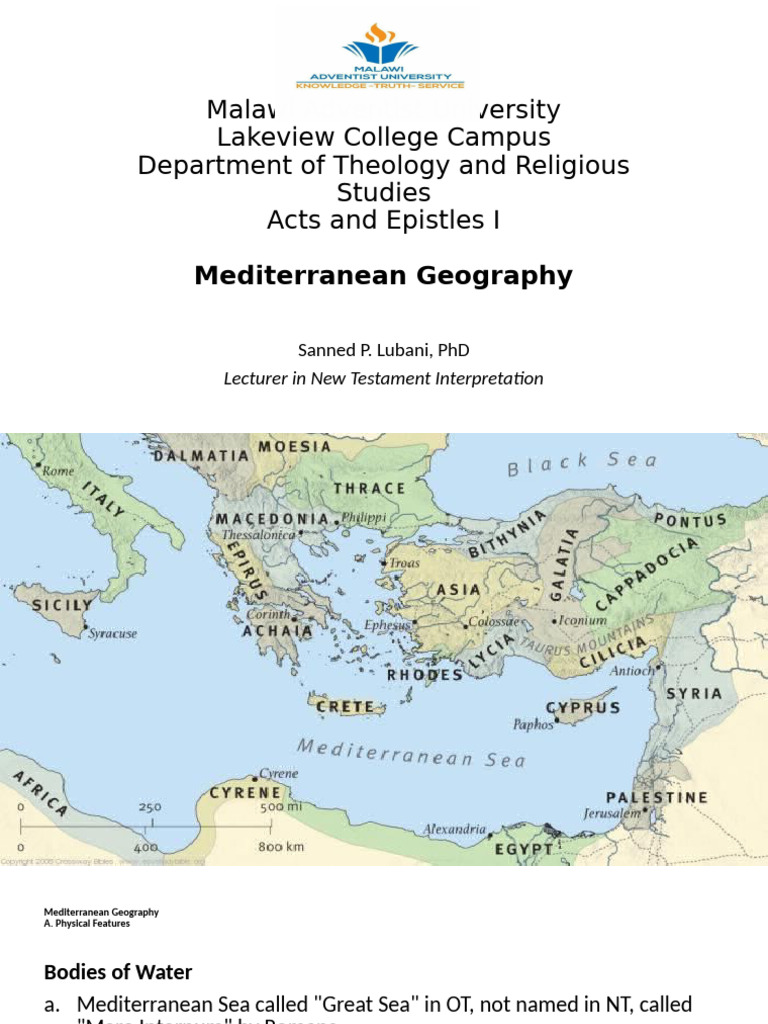 5 Mediterranean Geography | PDF | Early Christianity | Paul The Apostle
