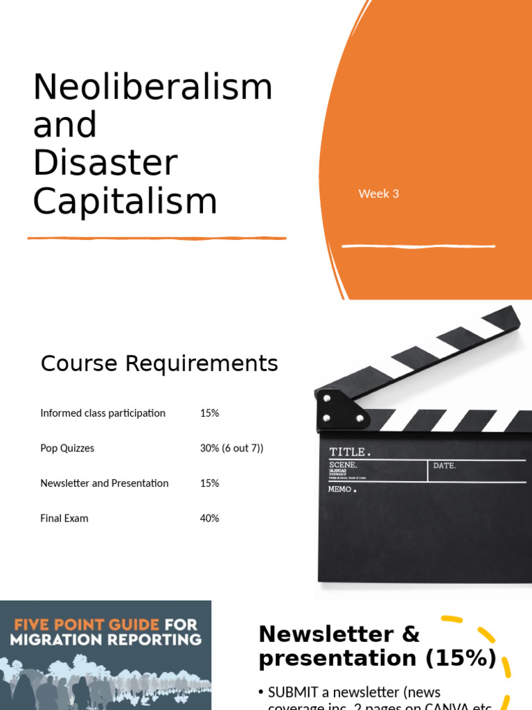 Week 3 Neoliberalism Disaster Capitalism | PDF | Bretton Woods System ...