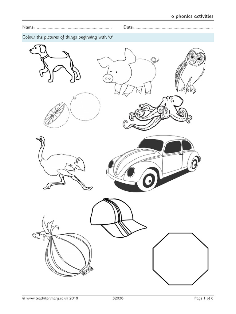 o Phonics Activities | PDF | Phonics | Early Childhood Education