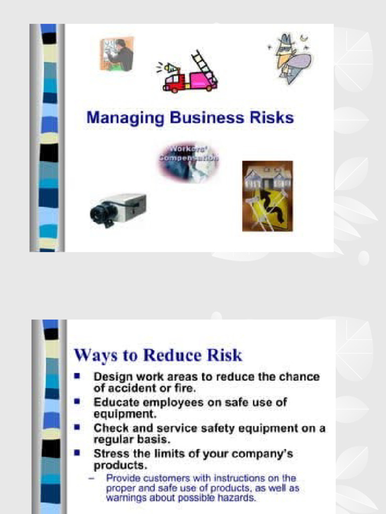 Risk Management 3a | PDF