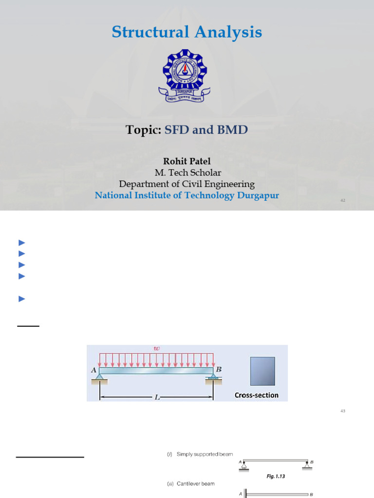 Shear Force Diagram (SFD) and Bending Moment Diagram (BMD) | PDF | Beam (Structure) | Bending