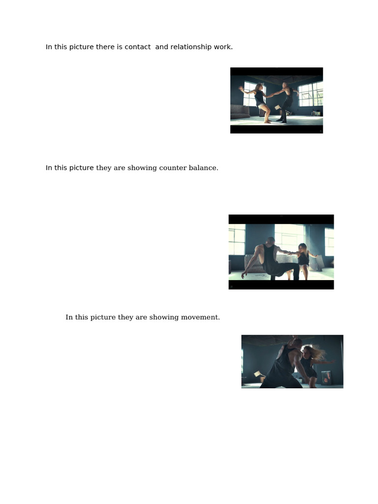 In This Picture There Is Contact and Relationship Work.: They Are ...