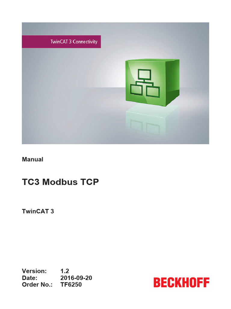 Tf6250 Tc3 Modbus TCP en | PDF | Microsoft Windows | Transmission ...
