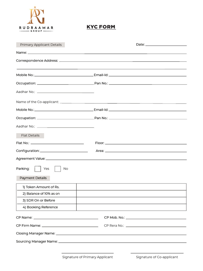 Kyc Detail of Project | PDF