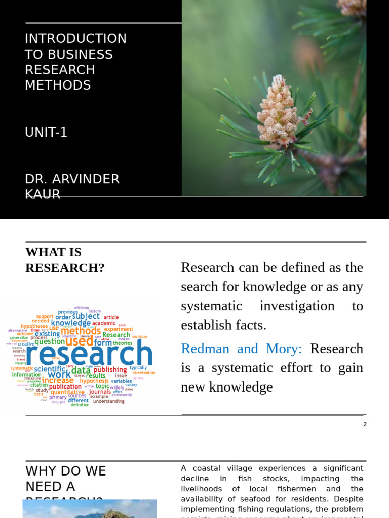 Module-1 - Introduction To Research-BRM - Dr. Arvinder Kaur | PDF | Literature Review ...