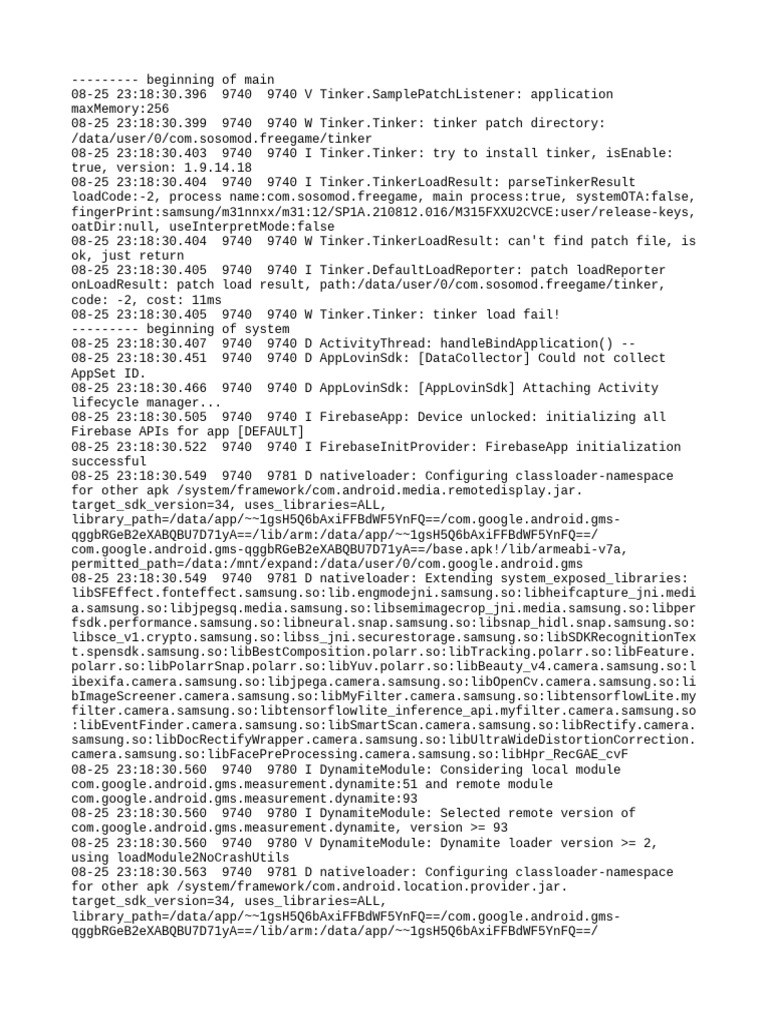 Eegame Logcat | PDF | Operating System Technology | Software Engineering