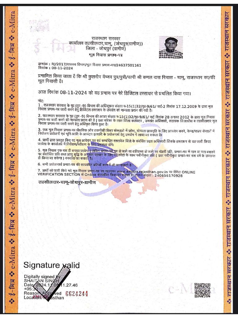 Caste Certificate | PDF