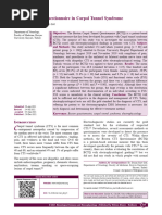 Boston Carpal Tunnel Questionnaire BCTSQ | PDF | Carpal Tunnel Syndrome ...