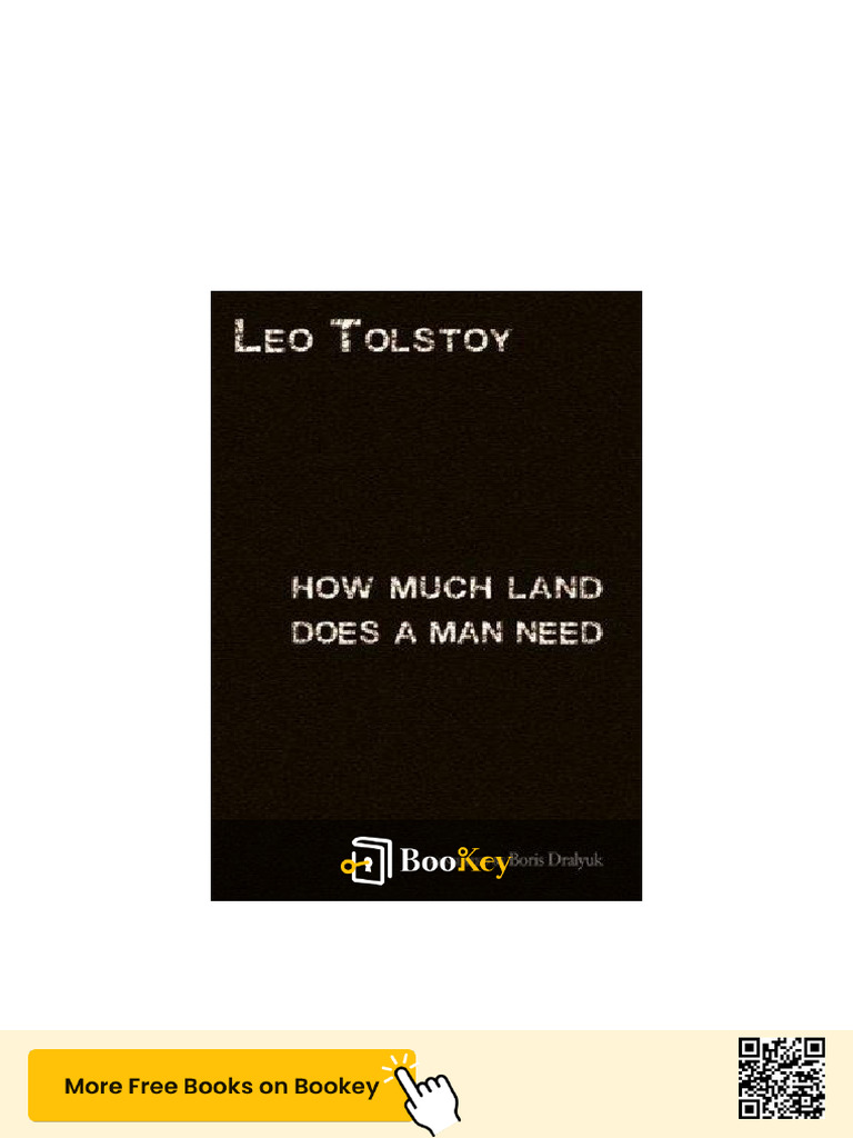 Free PDF: How Much Land Does a Man Need? | PDF | Leo Tolstoy | Greed