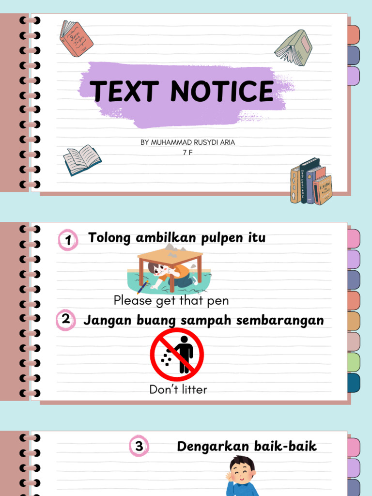 Text Notice | PDF