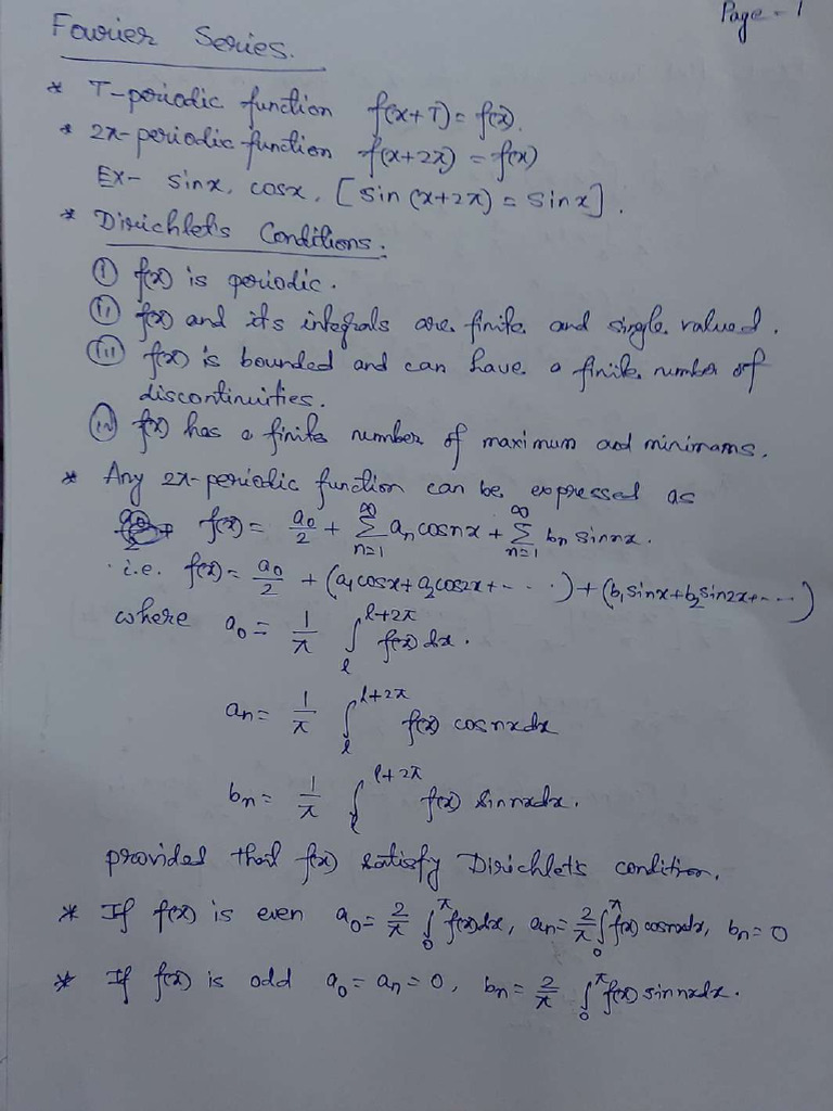 Maths Notes 1 | PDF