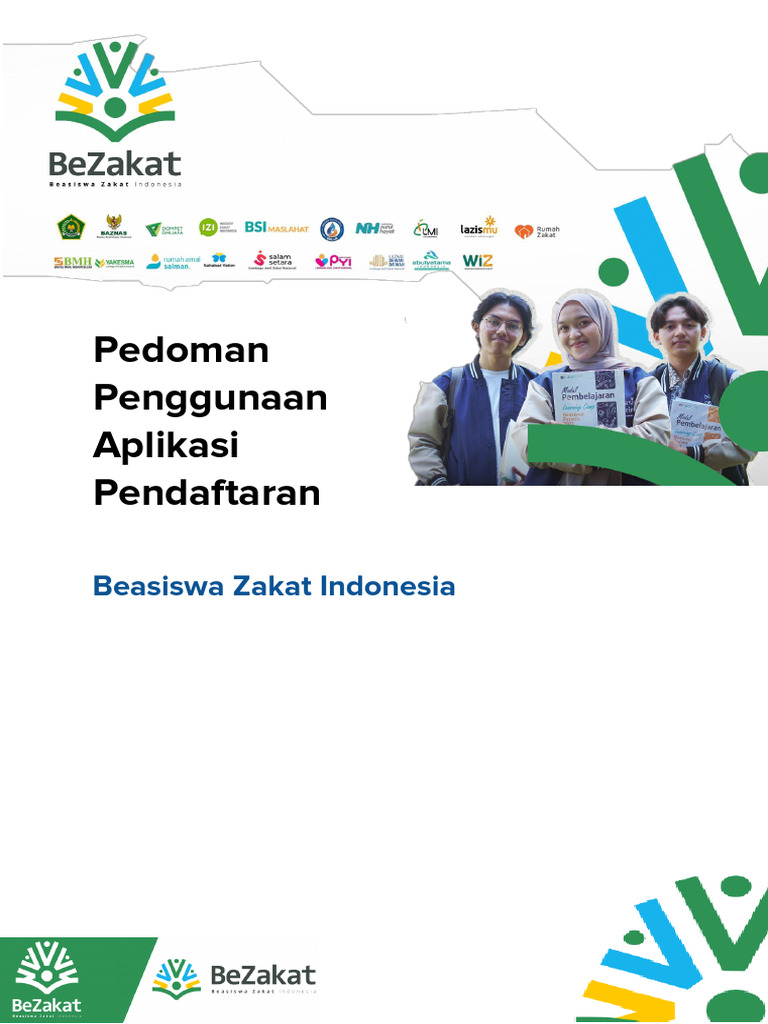 Manual Book Pendaftara Beasiswa Zakat Indonesia 2025 | PDF