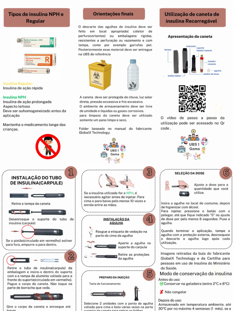 Utilização de Caneta de Insulina Recarregável Com Logo Protegido | PDF