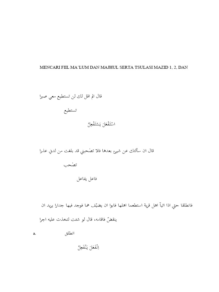Tugas Shorof An Nazhary. Sutan Akbar | PDF