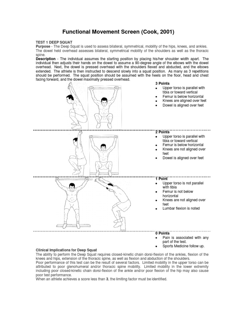 Assessing Functional Movement: A Guide to the Functional Movement ...