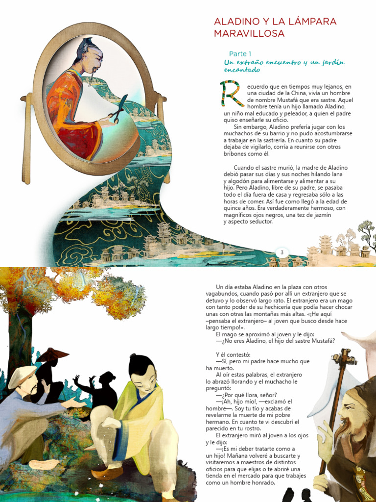 Aladino y la lámpara maravillosa | PDF
