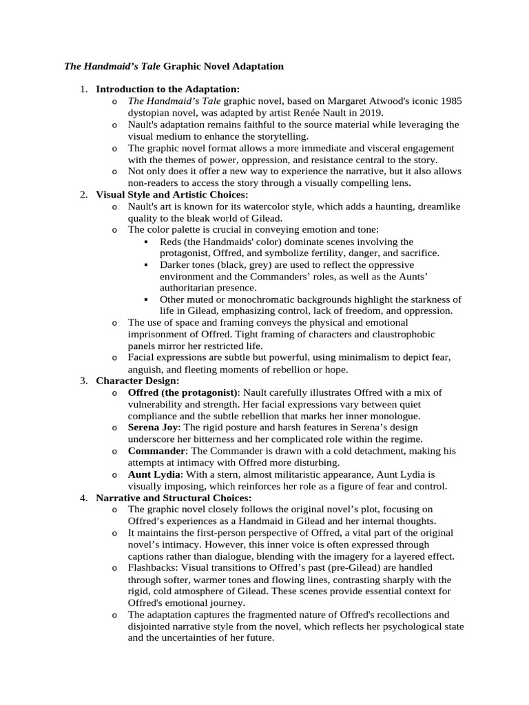 The Handmaid Tale - Graphic Novel | PDF