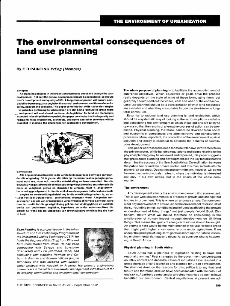 Environmental Impact of Land Use Planning | PDF | Stormwater | Sewage ...