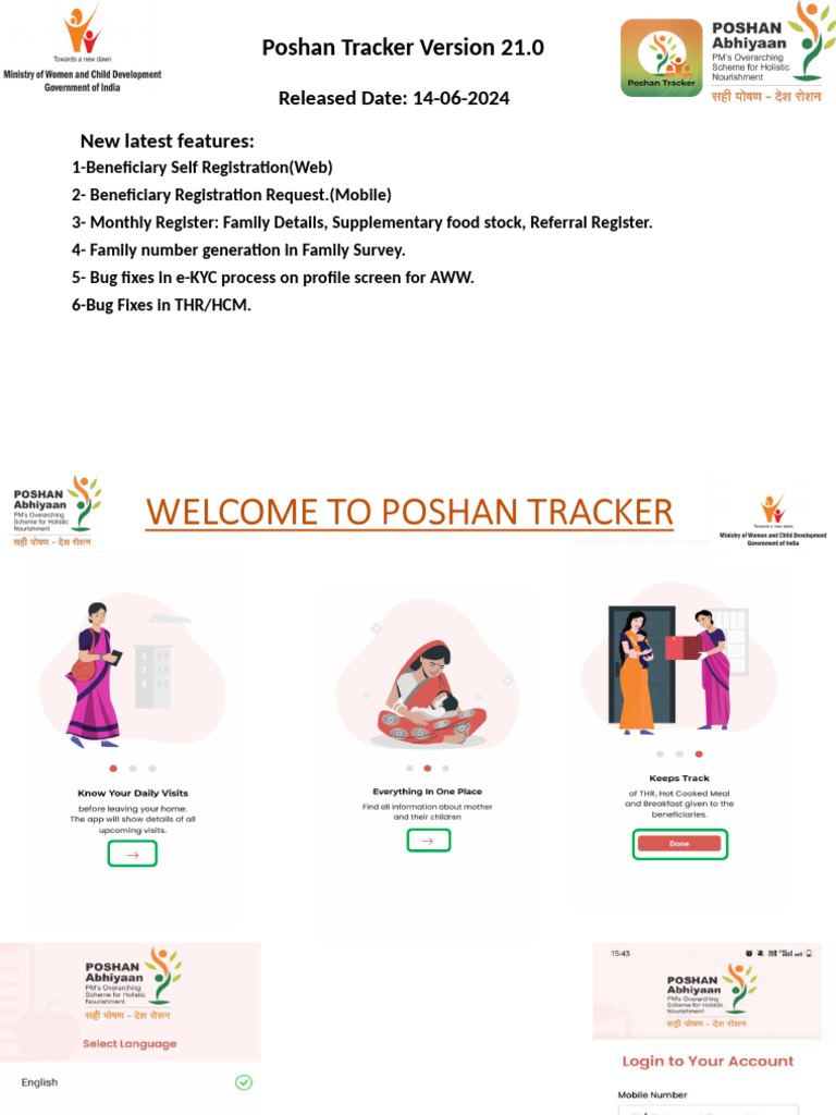 Poshan Tracker 21.0 End To End | PDF | Pregnancy | Body Mass Index