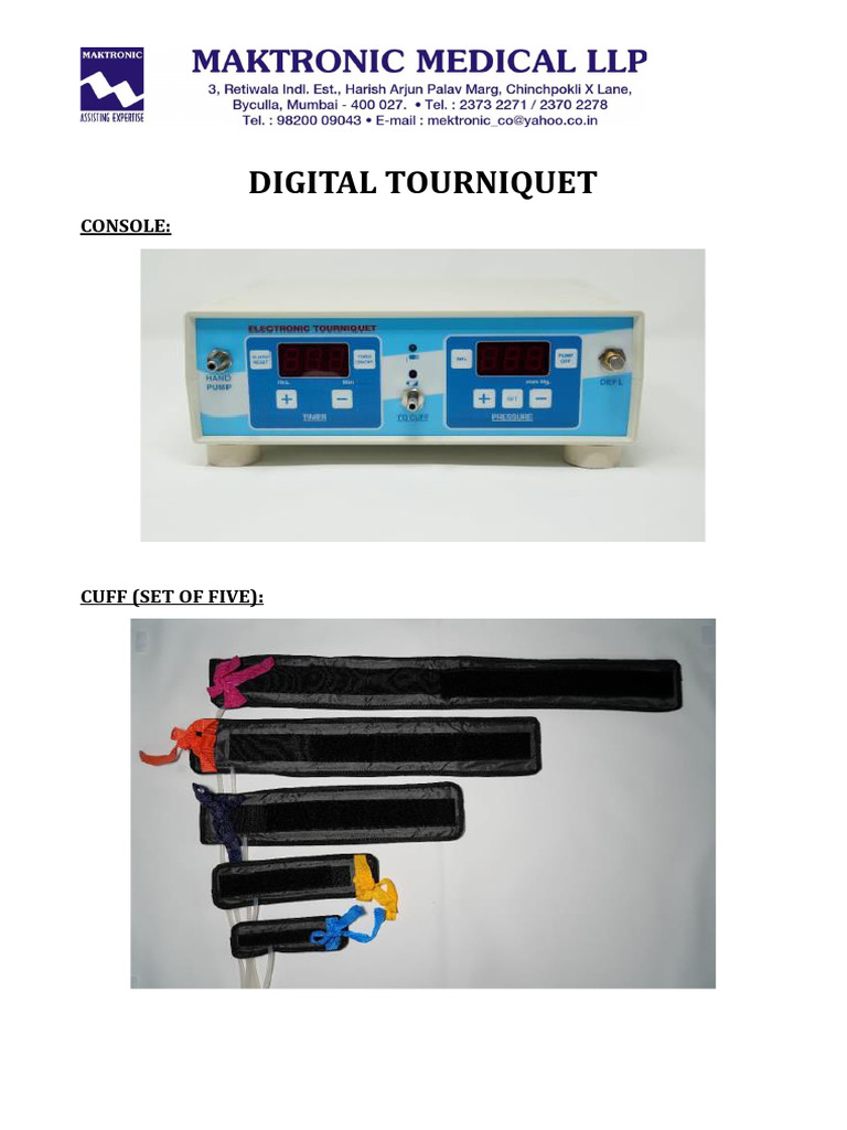 Digital Tourniquet | PDF