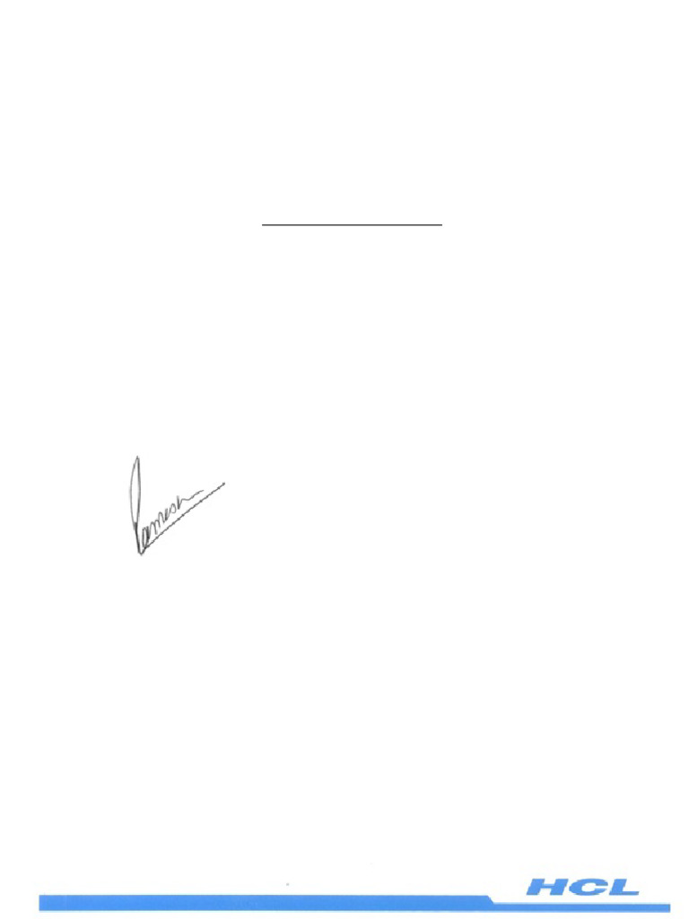 Work Experience - Relieving Letter | PDF