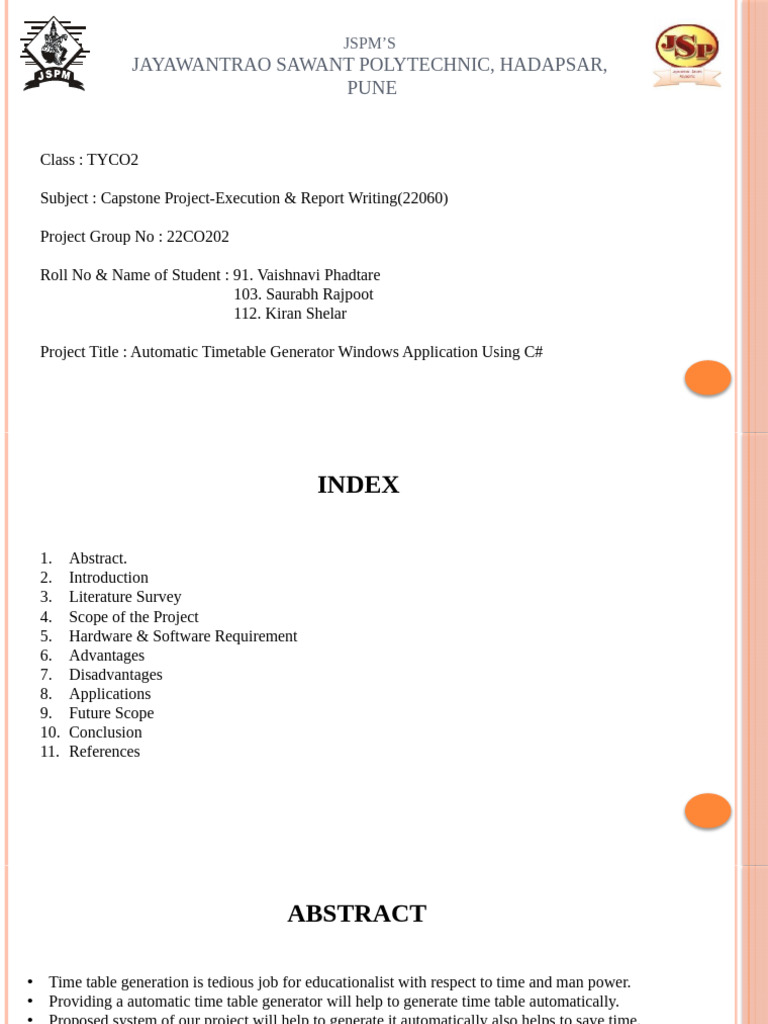 Automatic Timetable Generator Windows Application Using C# | PDF | Computer Programming | Computing